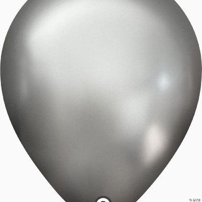 Prima - 11" - Silver - Glam Balloons | Oriental Trading