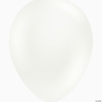 Edge Collections - 5" - White - Standard Balloons | Oriental Trading