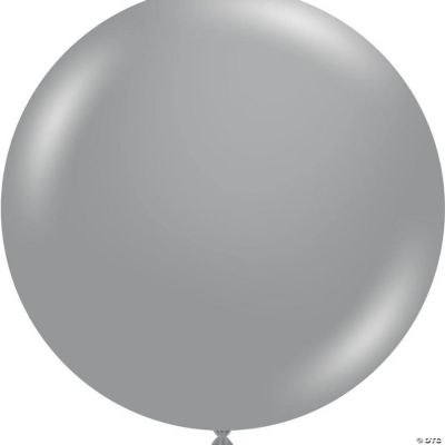 Edge Collections - 17" - Silver - Metallic Balloons | Oriental Trading