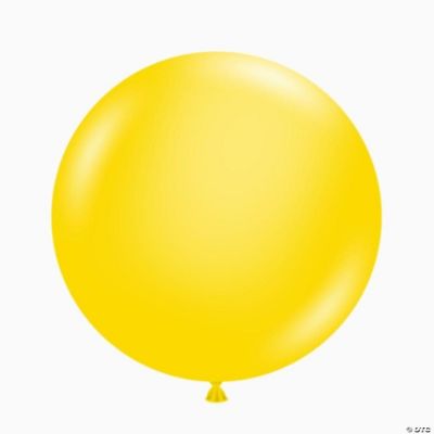 Edge Collections - 5" - Yellow - Standard Balloons | Oriental Trading