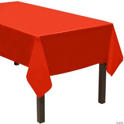 Edge Collections - 54" x 108" - Red - Heavy Duty Tablecovers | Oriental ...