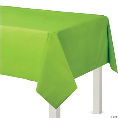 Edge Collections - 54" x 108" - Green - Solid Color Table Cover ...