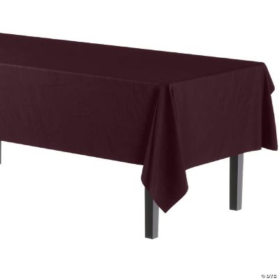 Edge Collections - 54" x 108" - Burgundy - Elegant Heavy Duty Tablecovers