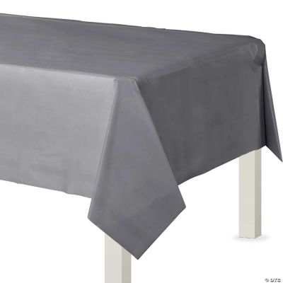 Edge Collections - 54" x 108" - Grey - Elegant Gray Table Cover ...
