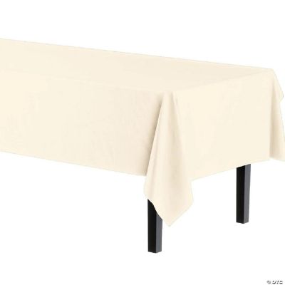 Edge Collections - 54" x 108" - Cream - Standard Table Cover | Oriental ...