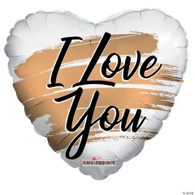 Conver USA - 18" - Multicolor - Brush Stroke Heart Balloon | Oriental ...
