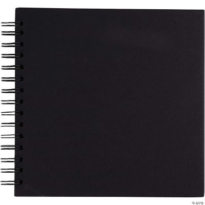 Hardcover Scrapbook, Photo Album, Square Spiral Bound for DIY Craft ...