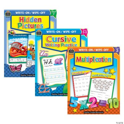 Teacher Created Resources Skill-Building Write & Wipe Activity Book Kit ...