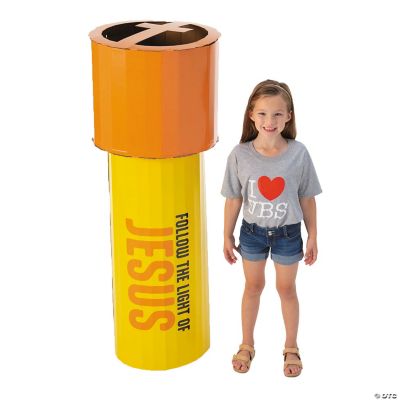 20" x 54" Jesus Is the Light VBS Flashlight Cardboard Cutout Stand-Up