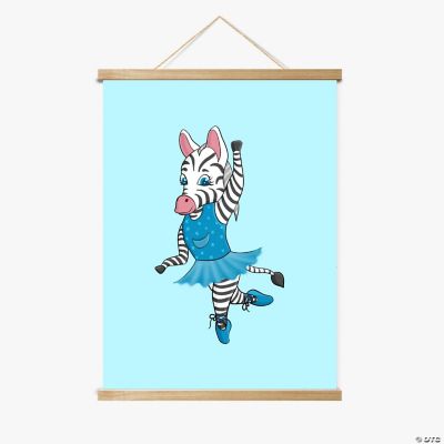Zayla the Zebra Magnetic Wood Frame Hanger by Dancing Littles Jungle ...
