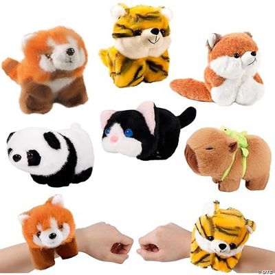 AMITY 6 Packs Multicolor Stuffed Animal Bracelets for Kids | Oriental ...