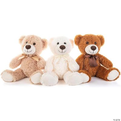AMITY 3 Packs Multicolor Bulk Stuffed Teddy Bears | Oriental Trading