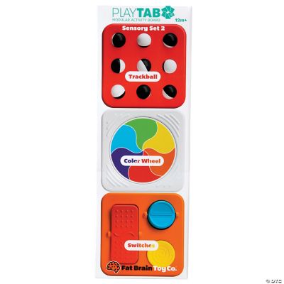 PlayTab Tiles 3-Pack: Twist, Switch & Color Pop Sensory Set | MindWare