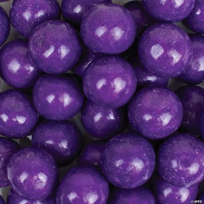 52 Pcs Purple Candy Gumballs 1-inch (1 lb) | Oriental Trading