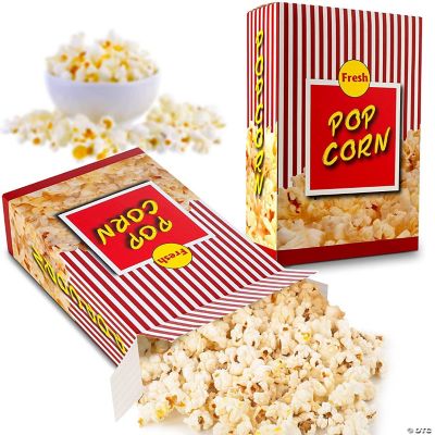 MT Products Popcorn Boxes for Party 1.25 oz / #3 Popcorn Buckets - Pack ...