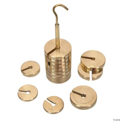 Carolina Biological Supply Company Slotted Mass Set with Weight Hanger ...