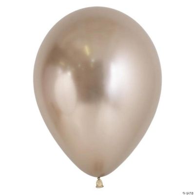 Edge Collections - 11" - Reflex Champagne Gold Balloons | Oriental Trading