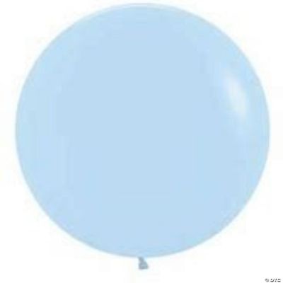 Edge Collections - 24" - Pastel Matte Blue Balloons | Oriental Trading