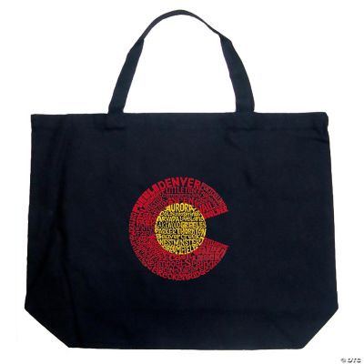Large Word Art Tote Bag - Colorado - 20"W x 15"H x 5"D | Oriental Trading