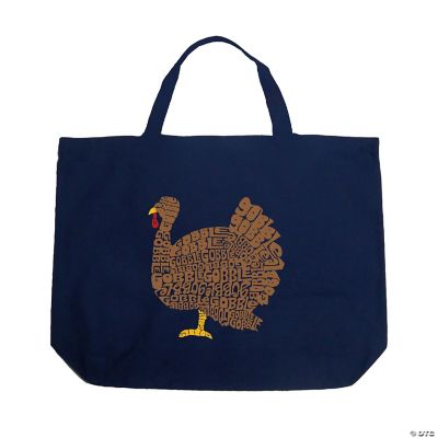 Large Word Art Tote Bag - Thanksgiving - 20"W x 15"H x 5"D | Oriental ...