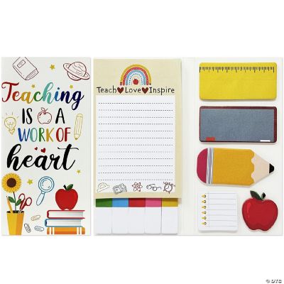 Wrapables 440 Sheets Sticky Notes Set, Teacher Appreciation | Oriental ...