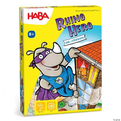 HABA Giant Rhino Hero XXL Stacking Card Game | Oriental Trading