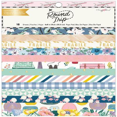 American Crafts Single-Sided Paper Pad 6"X8" 36/Pkg-Maggie Holmes Round ...