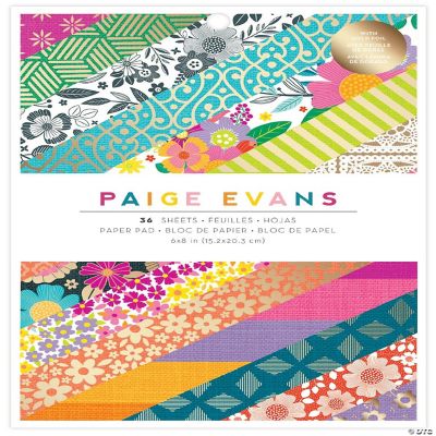 American Crafts Single-Sided Paper Pad 6"X8" 36/Pkg-Paige Evans ...
