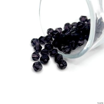 1 Strand 6x6mm Purple Bicone Beads | Oriental Trading