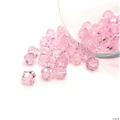 50 Pcs June Pink Birthstone Beads | Oriental Trading