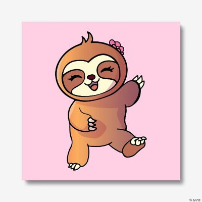 Serenity the Sloth Gallery Wrapped Canvas by Dancing Littles Jungle ...