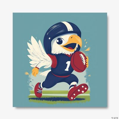 Easton the Flying Eagle Gallery Wrapped Canvas by Dancing Littles Jungle - Size 18x24 Inch ...