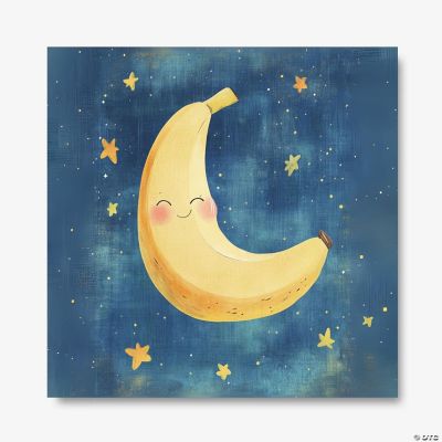 Planet Banana Gallery Wrapped Canvas by Dancing Littles Jungle - Size ...