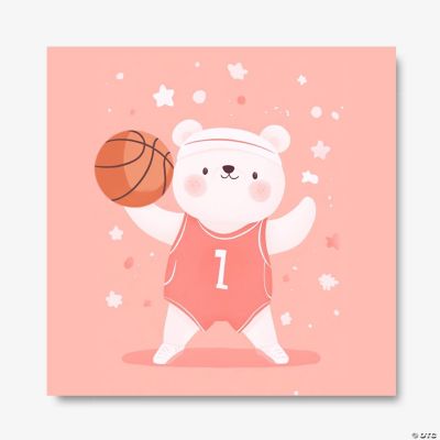 Pearl the Dunking Polar Bear Gallery Wrapped Canvas by Dancing Littles ...