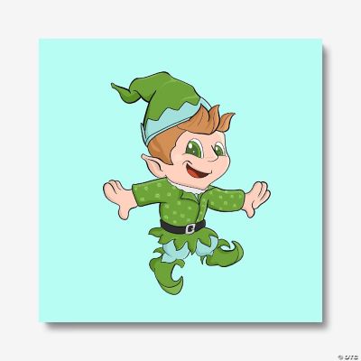 Elvis the Elf Gallery Wrapped Canvas by Dancing Littles Jungle - Size ...