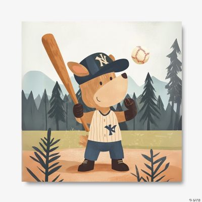 Milo the Major League Moose Gallery Wrapped Canvas by Dancing Littles ...