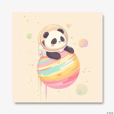 Pandora the Panda Gallery Wrapped Canvas by Dancing Littles Jungle ...