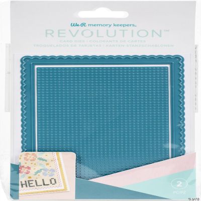 We R Memory Keepers Revolution Dies-Card Front Stitch Grid | Oriental ...