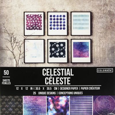 Colorbok Designer Paper 12"X12"-Celestial | Oriental Trading