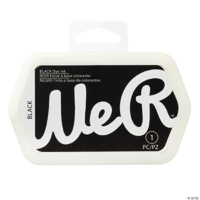 We R Stamping Dye Ink Pad-Black | Oriental Trading