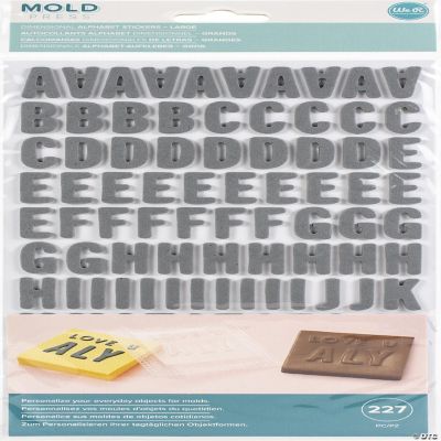 We R Memory Keepers Mold Press Alpha Thickers-Large | Oriental Trading