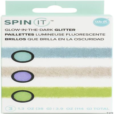 We R Memory Keepers Spin It Glitter 3/Pkg-Glow-In-The-Dark | Oriental ...