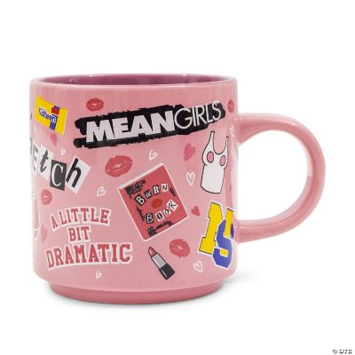 Mean Girls Icons Pink Ceramic Mug Holds 13 Ounces | Oriental Trading