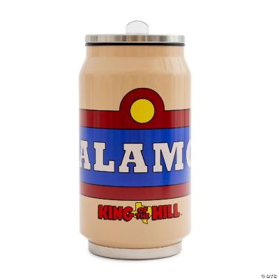 King Of The Hill Alamo Beer Logo Stainless Steel Drinking Can Holds 9 ...