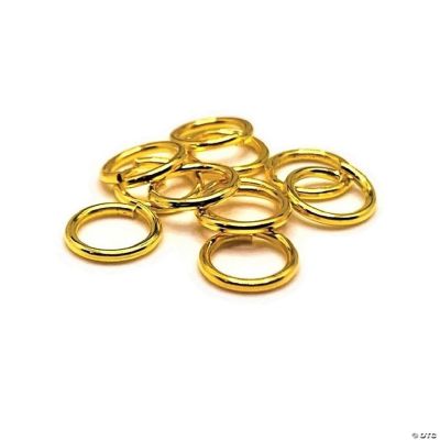 500 Pcs 8mm Gold Jump Rings | Oriental Trading