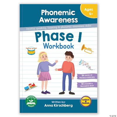 Junior Learning: Phase 1 Phonemic Awareness Workbook-Speaking & Listening Skills | Oriental Trading