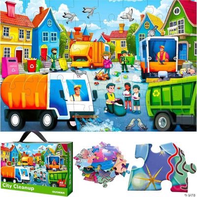 QUOKKA Giant Floor Puzzle for Kids Ages 4-6 – 2x3 Feet Extra-Thick 48 ...