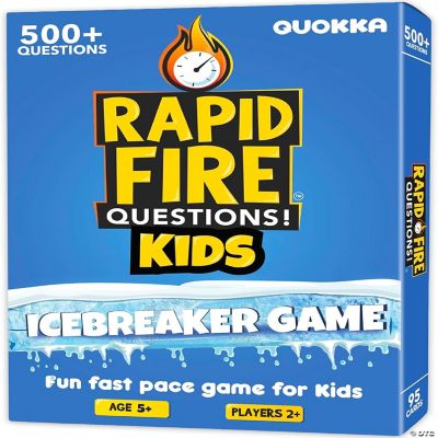 QUOKKA Kids Conversation Cards Game - Break Ice Game for Kids and ...
