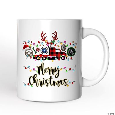 Truck Driver and Logistics Christmas Mug, Freight Delivery and ...