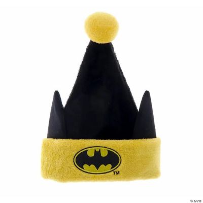 Kurt Adler Officially Licensed DC Comics Batman Santa Hat with Bat Ears